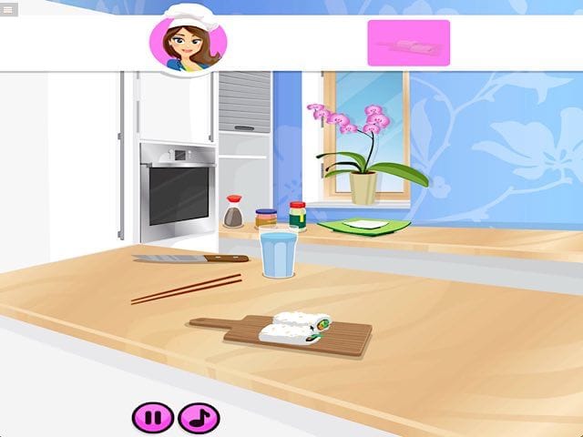 COOKING WITH EMMA SUSHI ROLLS joc online | POMU Jocuri