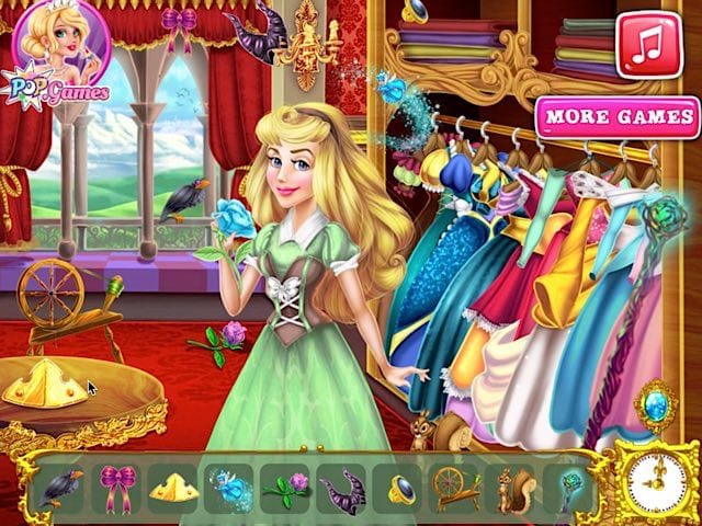 SLEEPING PRINCESS CLOSET joc online | POMU Jocuri