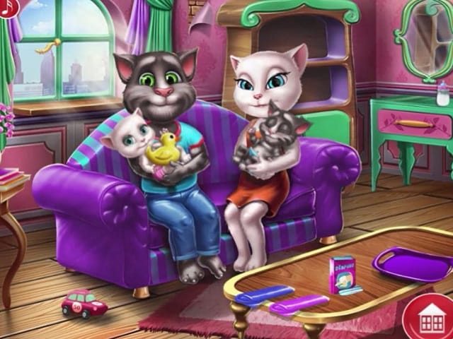 ANGELA TWINS FAMILY DAY joc online | POMU Jocuri