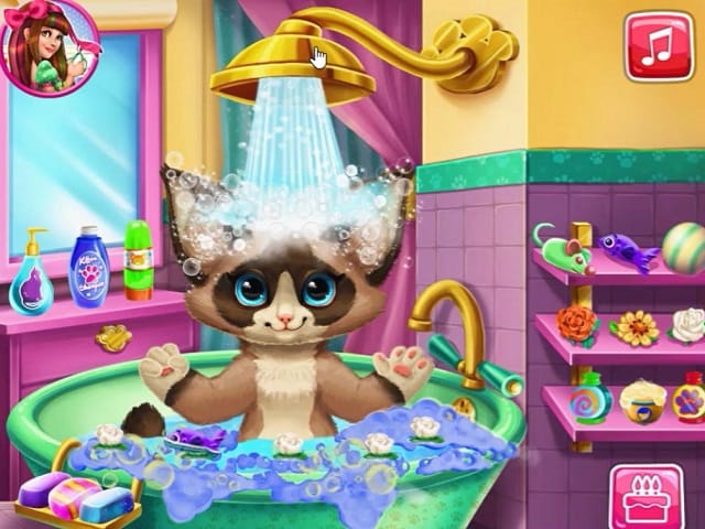 KITTEN BATH joc online | POMU Jocuri