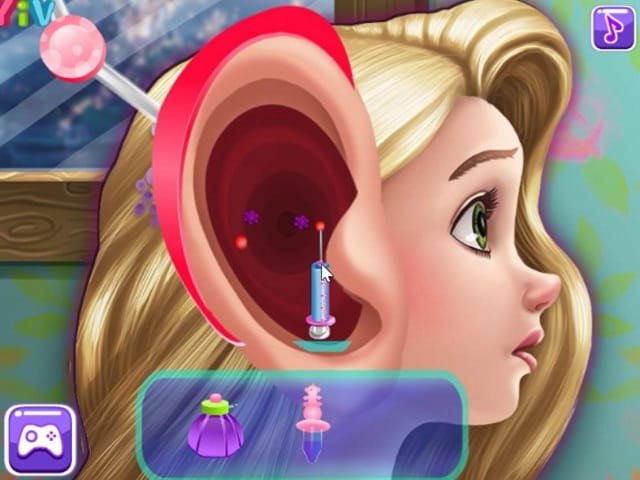 RAPUNZEL EAR SURGERY joc online | POMU Jocuri