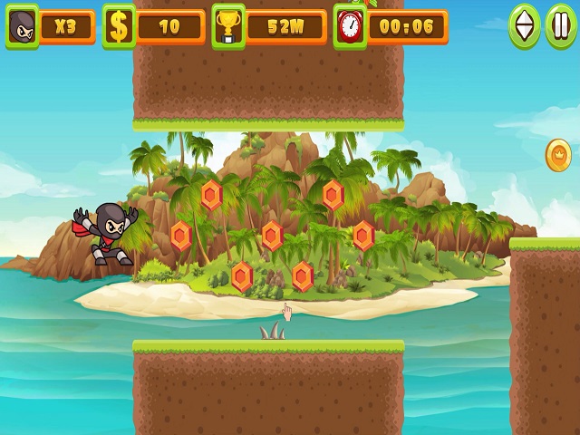 NINJA RUN 2 joc online | POMU Jocuri