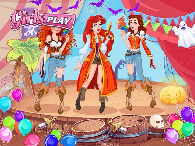 PIRATE PRINCESS HALLOWEEN DRESS UP joc online | POMU Jocuri