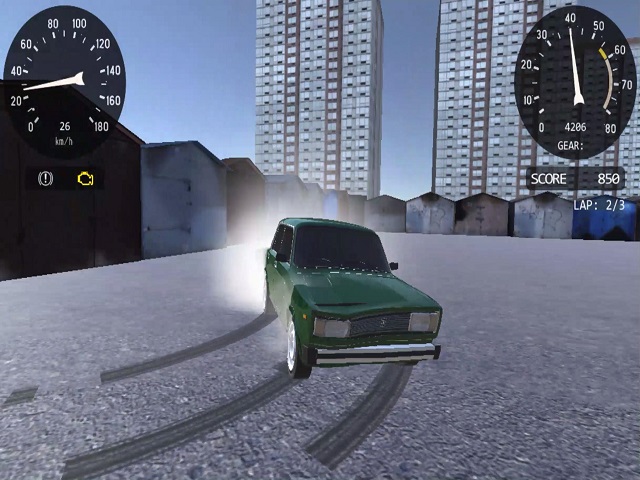 LADA RUSSIAN CAR DRIFT joc online | POMU Jocuri