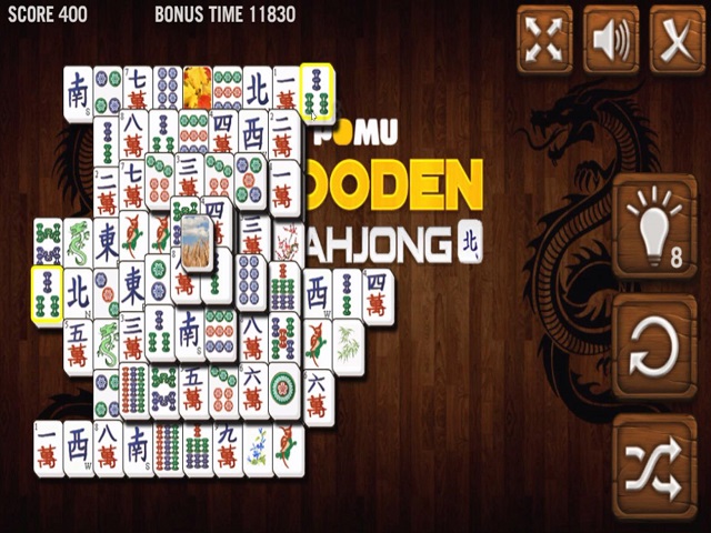WOODEN MAHJONG joc online | POMU Jocuri