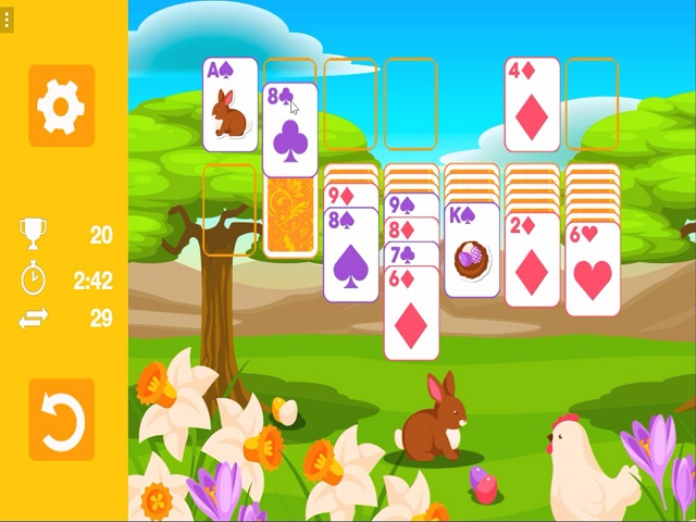 SOLITAIRE CLASSIC EASTER joc online | POMU Jocuri